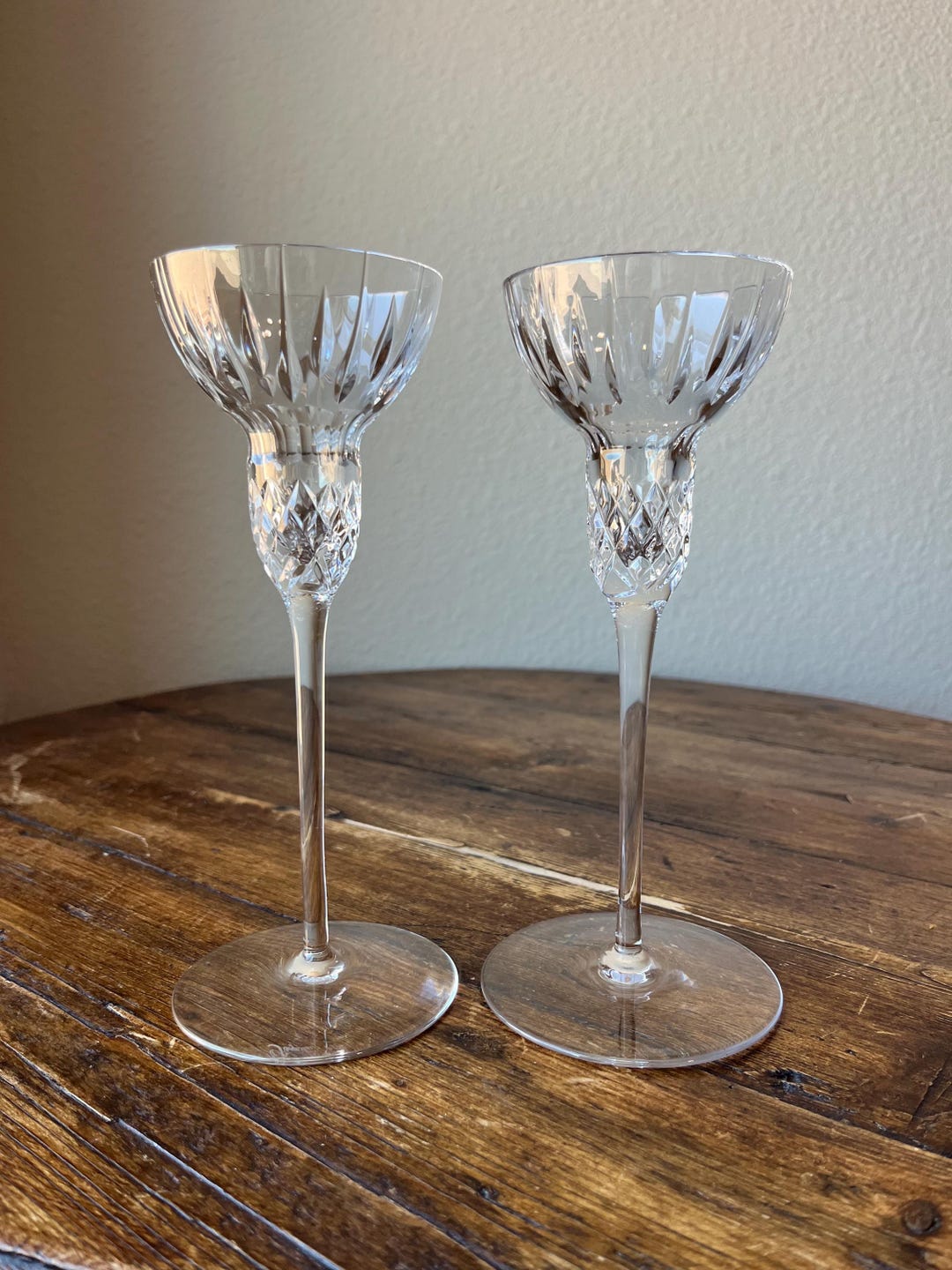 Rogaska Vogue Pattern 8 Crystal Candlestick Holder, a Pair - Etsy