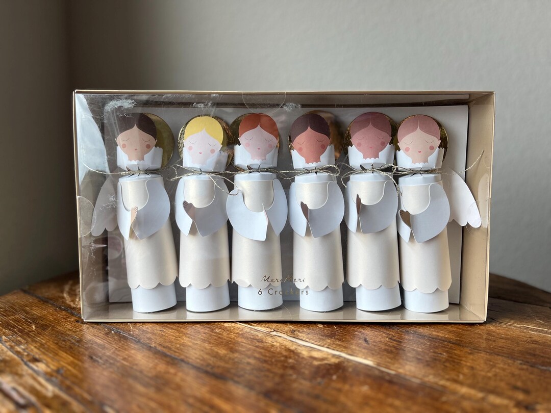 Meri Meri Set of 6 Angel Crackers Christmas Decor Christmas Table Decor ...