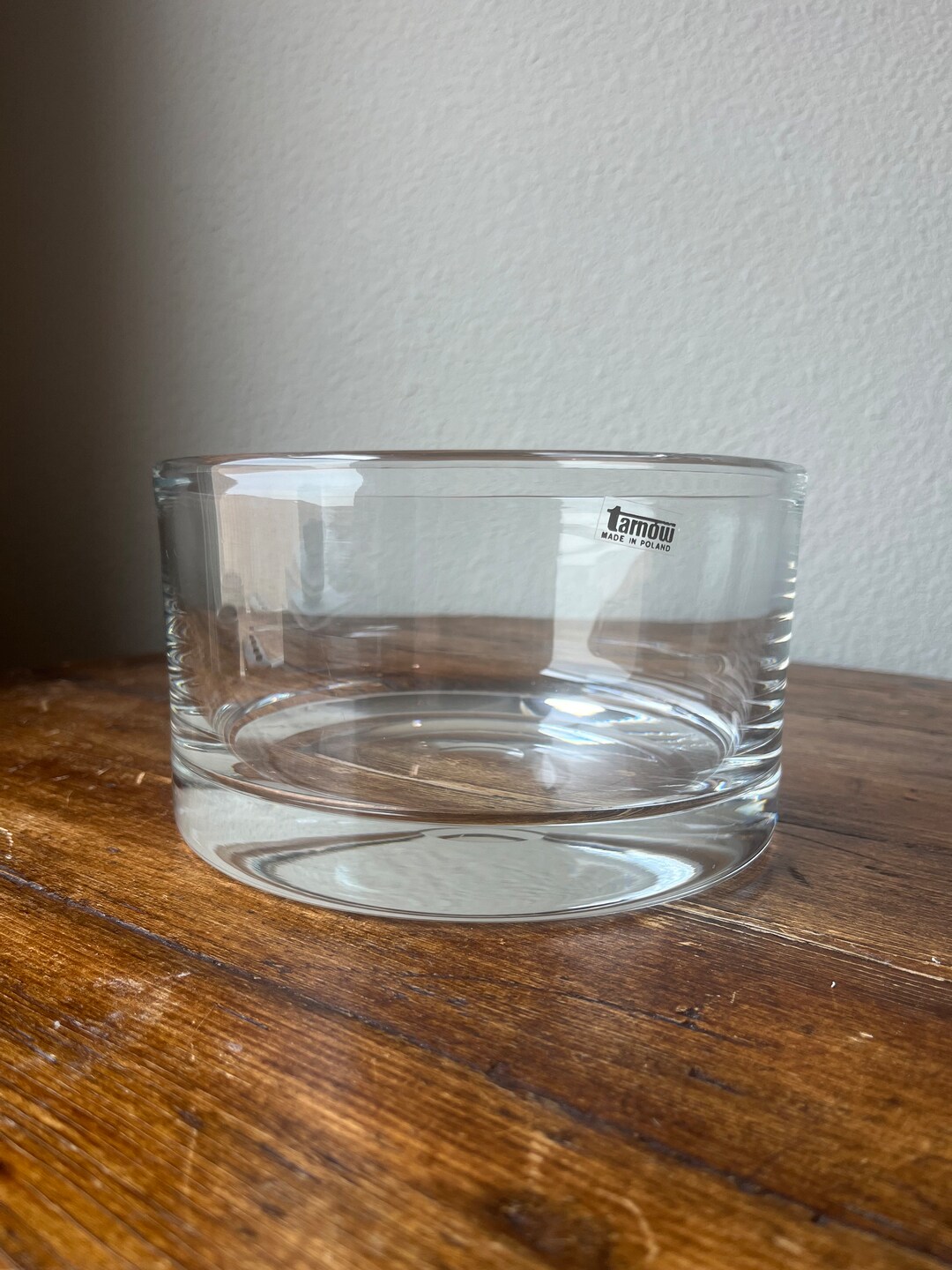 Tarnow Poland Crystal Glass Bowl - Etsy