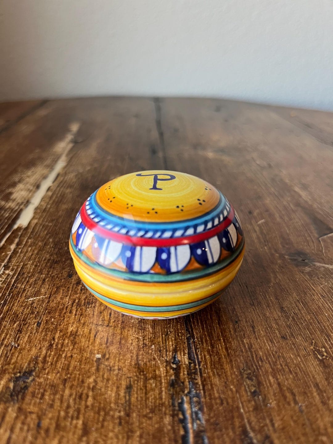 Italian Pottery Sberna Deruta Italy Dipinto a Mano Handpainted Small ...