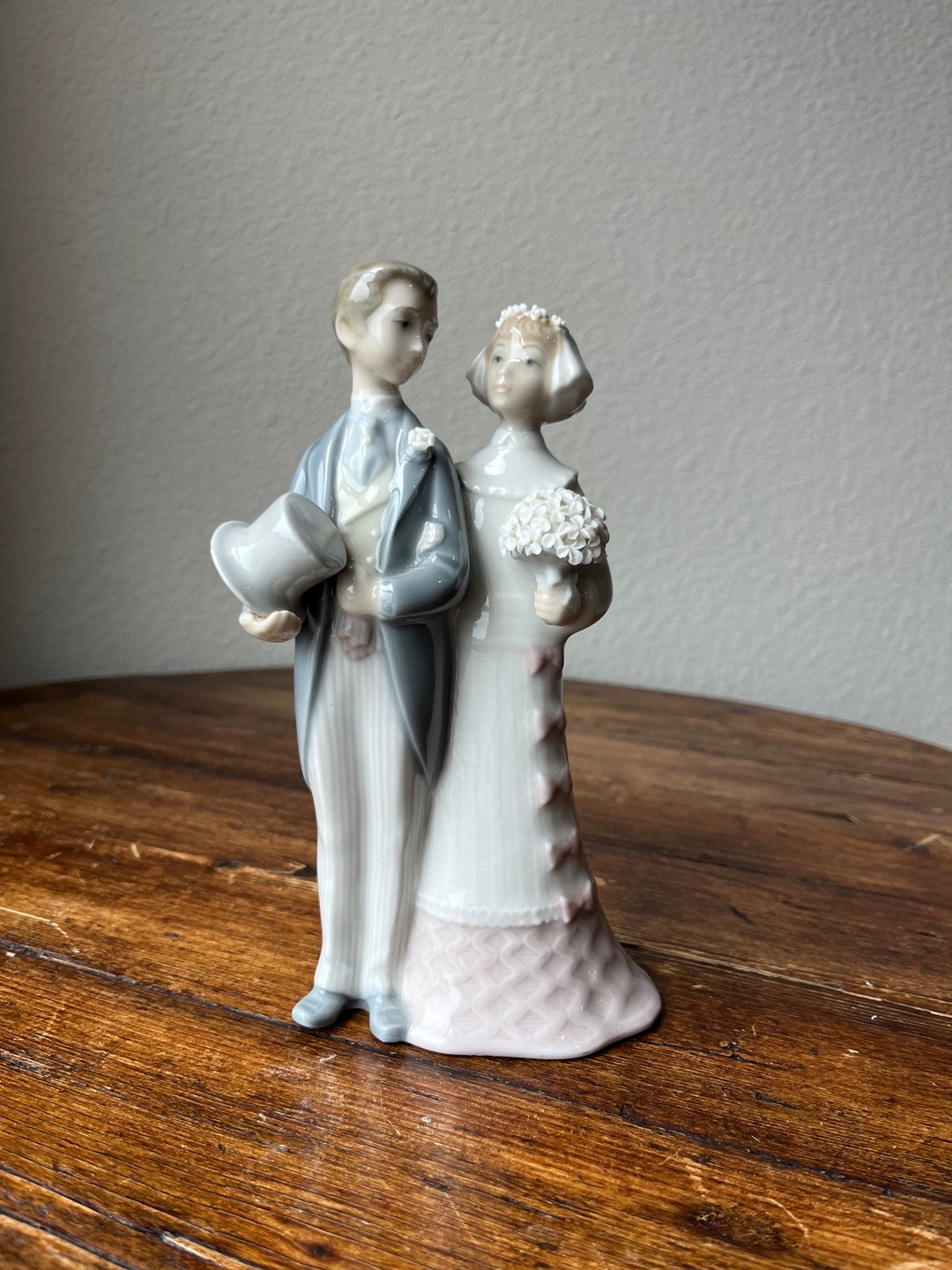 Lladro #4808 Wedding Glazed Porcelain Bride Groom Figurine - Etsy