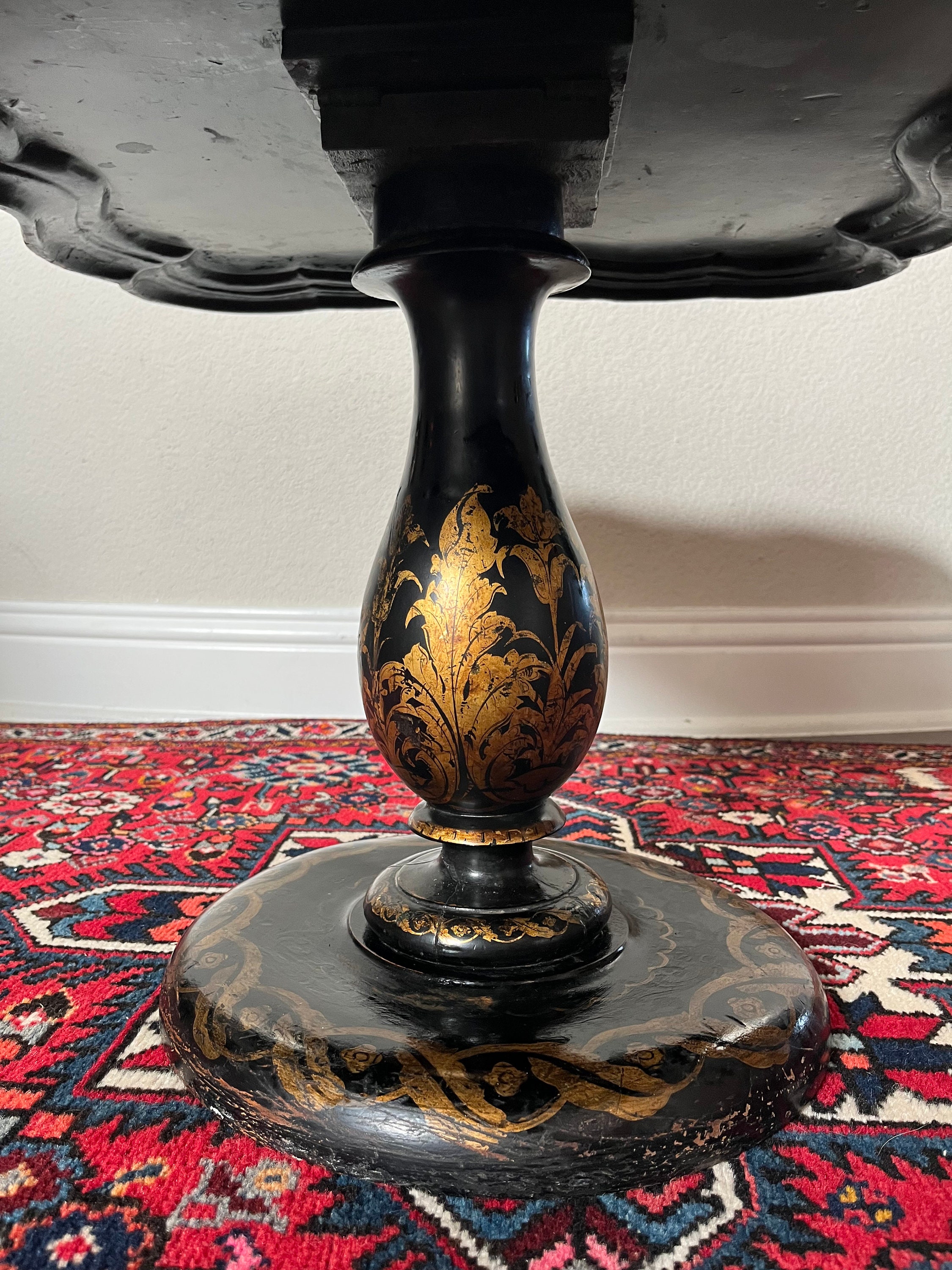 Antique Victorian Paper Mache Jennens and Bettridge Style With Mother ...