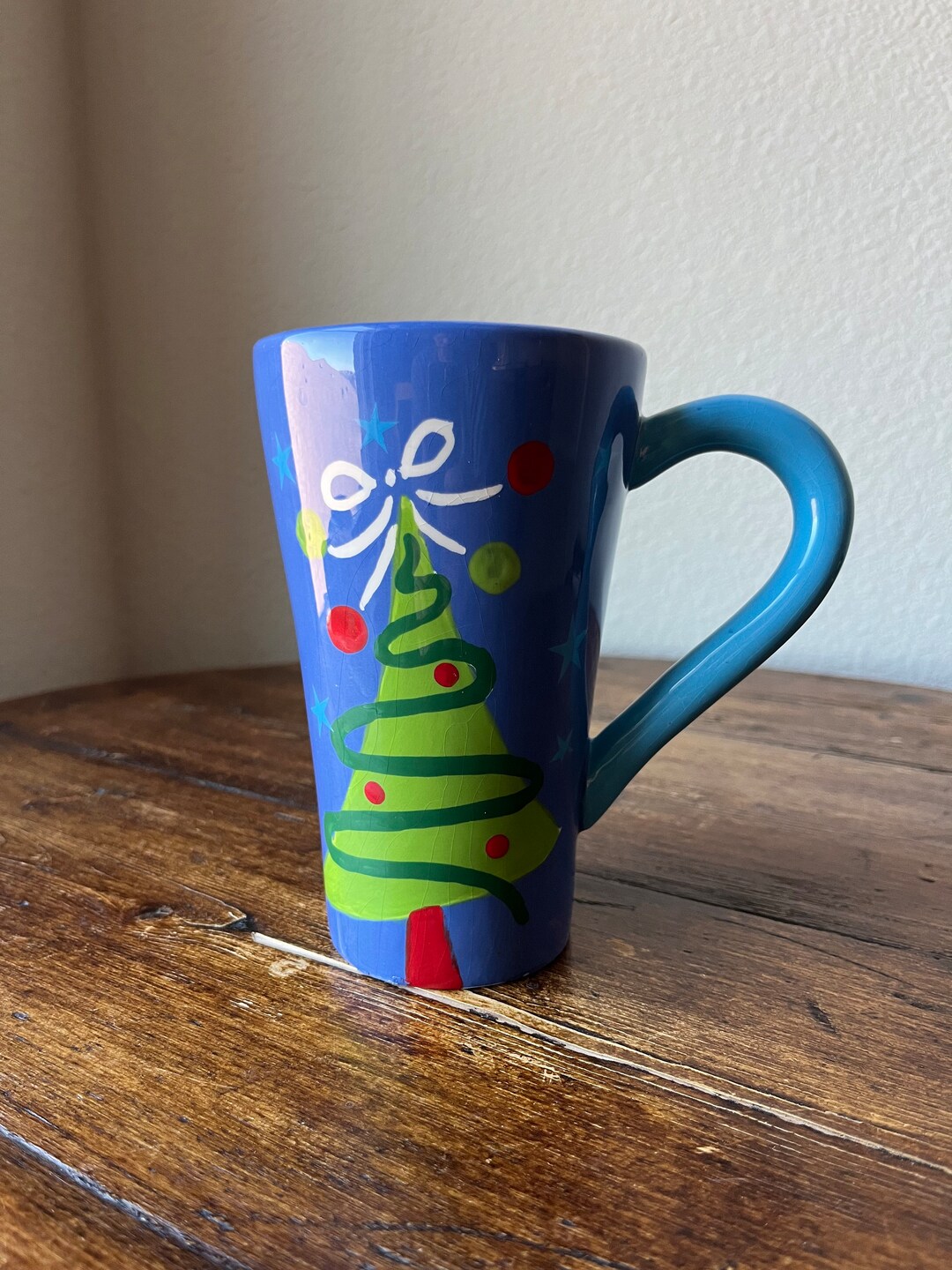 Ganz Christmas Tree Design Tall Mug - Etsy