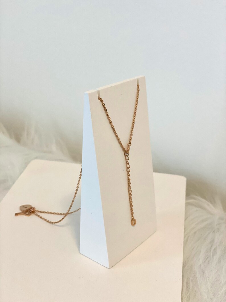 Personalized Heart Lock and Key Charm Necklace Set, Unlock Your Heart ...