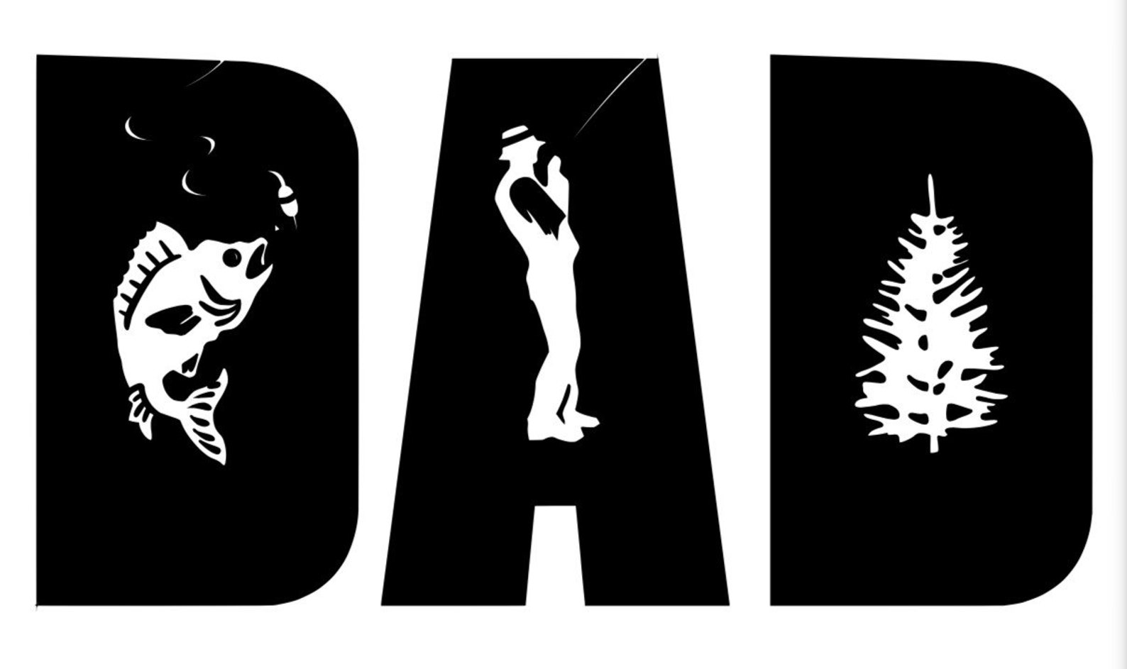 Dad Decal. Fathers Day Gift Dad Fishing Decal. Dad Grilling - Etsy