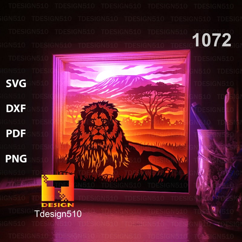 Lion Box - Etsy