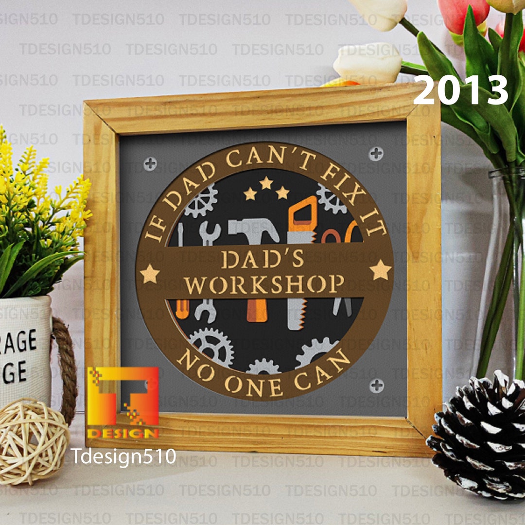 Dad's Workshop 3D Shadow Box Paper Cutting Templates Papercut Crafting ...