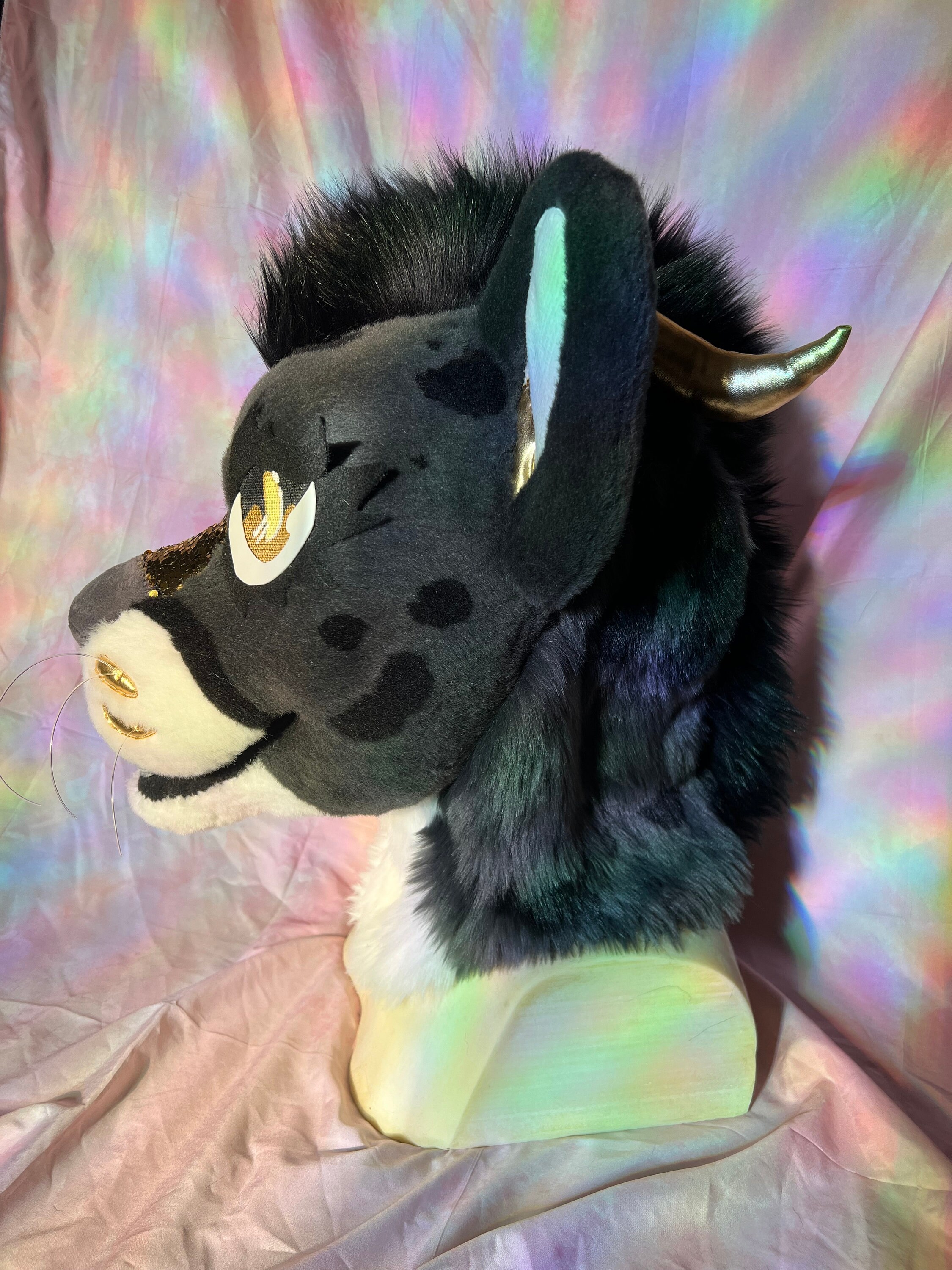 King Cheetah-dragon Fursuit Head, Fursuit, Costume, Furry - Etsy