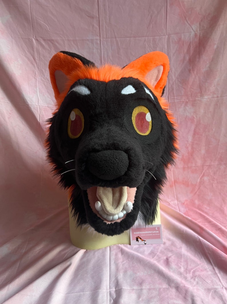 Fire Fox Mini-partial, Fursuit, Costume, Fursuit Paws, Fursuit Tail ...