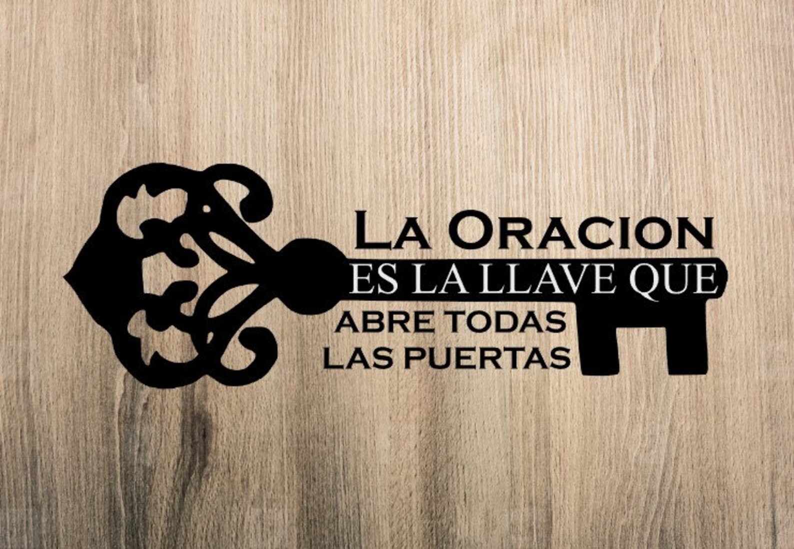 La Oracion es la Llave que Abre Todas las Puertas Vinilo | Etsy La Oracion es la Llave que Abre Todas las Puertas Vinilo | Etsy