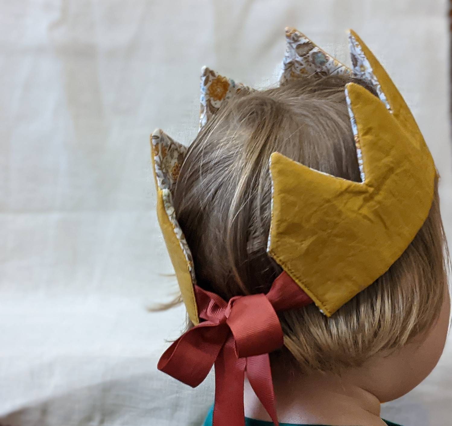 Reversible and adjustable fabric crown | Etsy