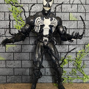 1:12 Scale Poseable Venom Webbing Effect / Hand Made Action Figure ...