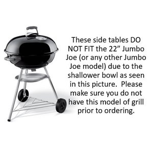 Side Table for Weber Charcoal Kettle Grill 22" and 26" - Etsy