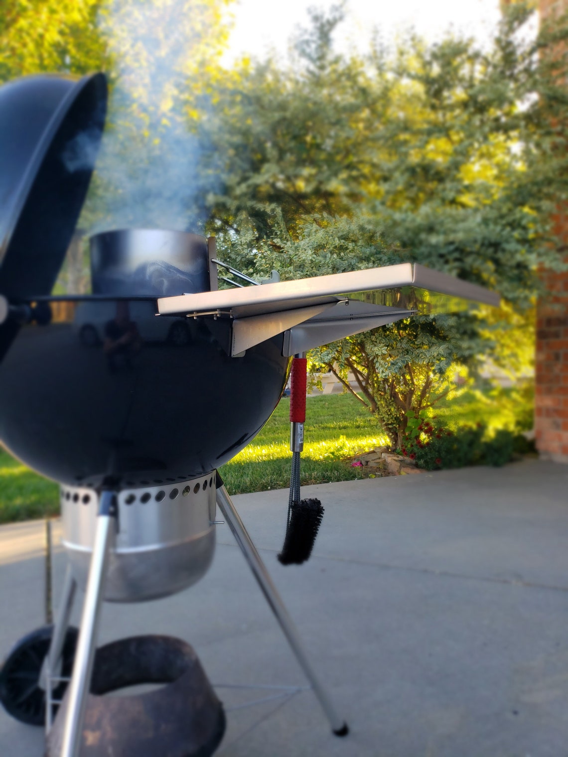 Side Table for Weber Charcoal Kettle Grill 22 and - Etsy