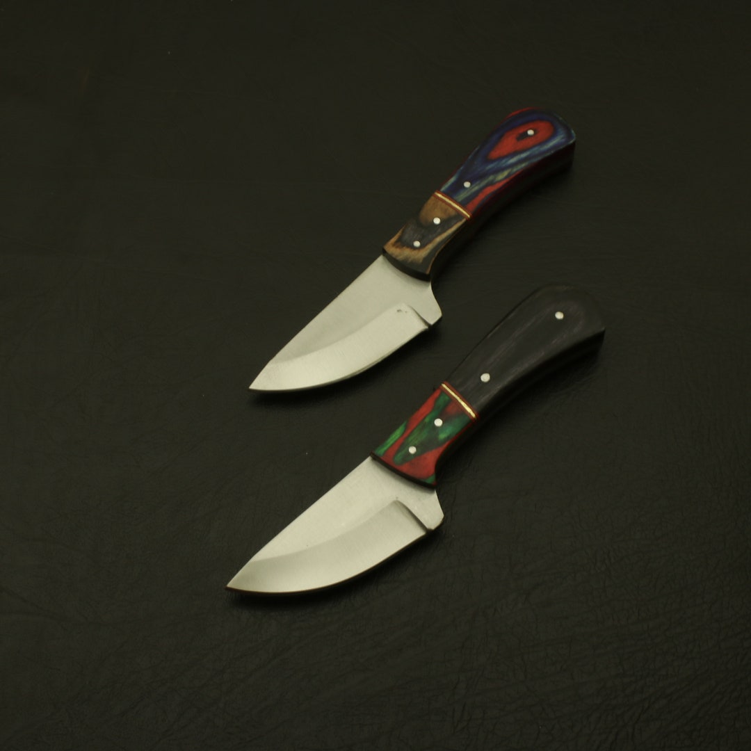 Handcrafted Stainless Steel Skinner Knives Featuring a Stunning ...
