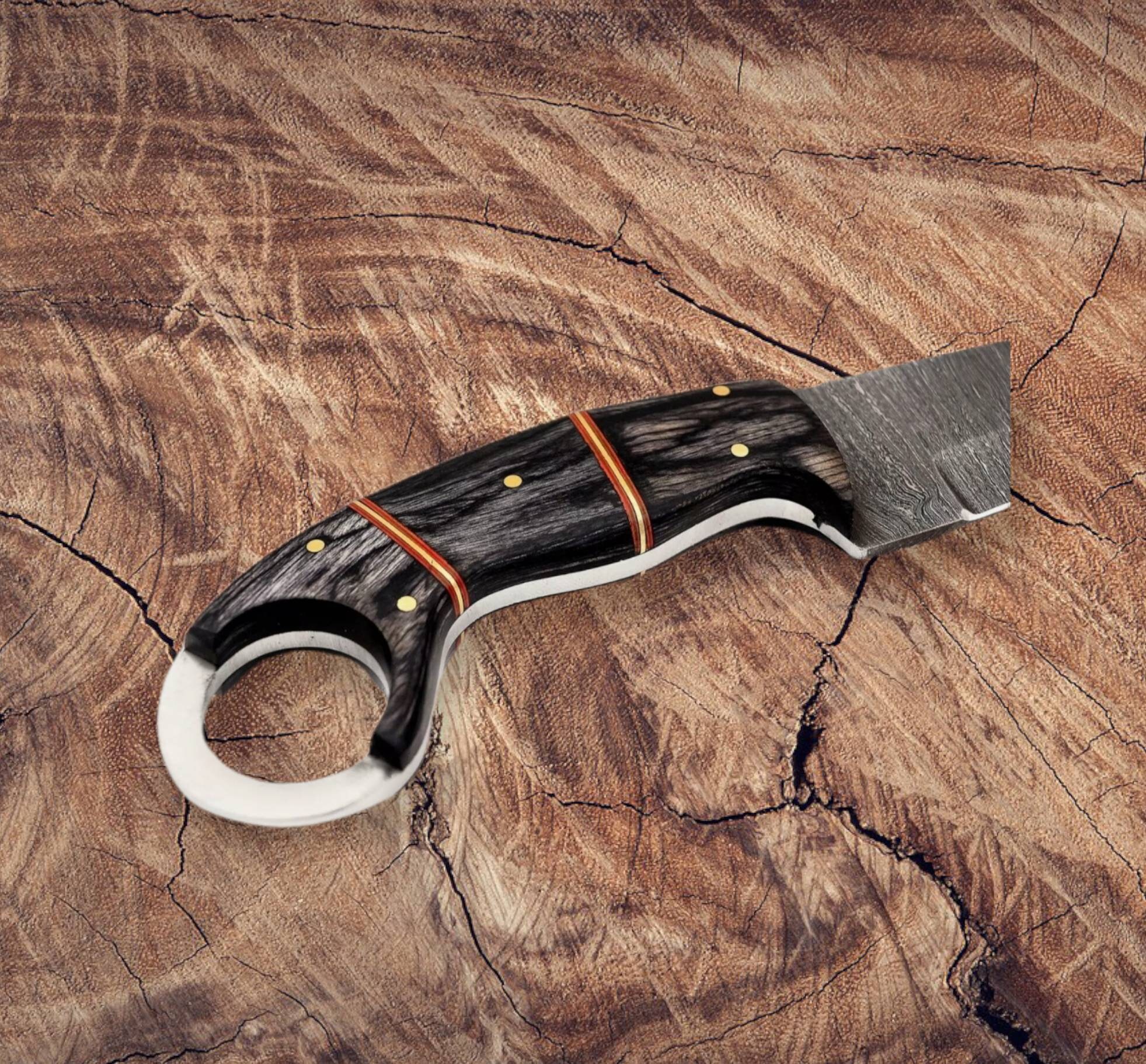 9 Straight Fixed Blade Hunting Tactical Knife Karambit - Etsy