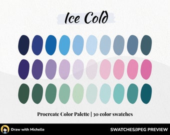 Procreate Color Palette, 30 Colors for Procreate, Color Palette for ...