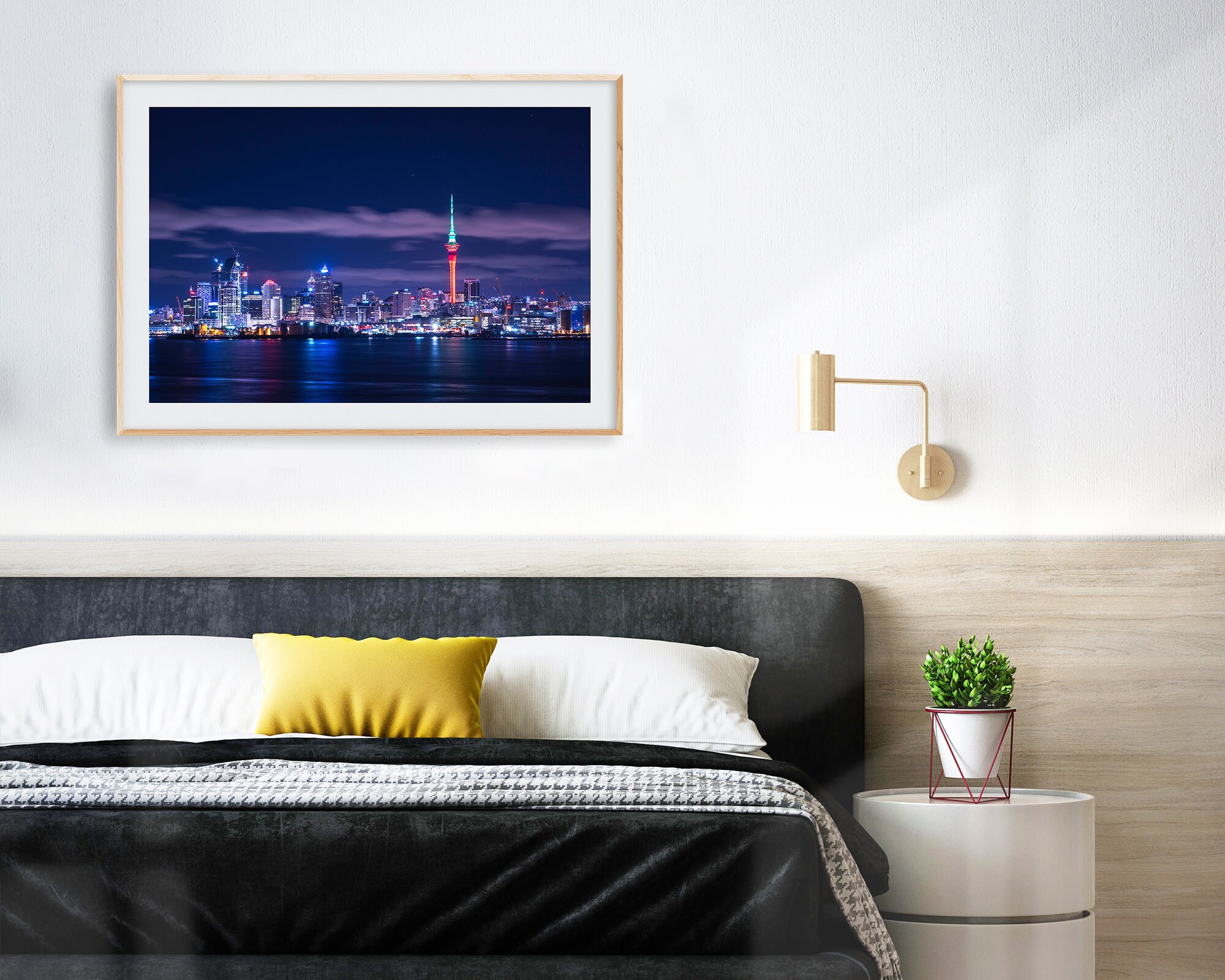 Auckland Skyline Prints New Zealand Auckland Prints - Etsy