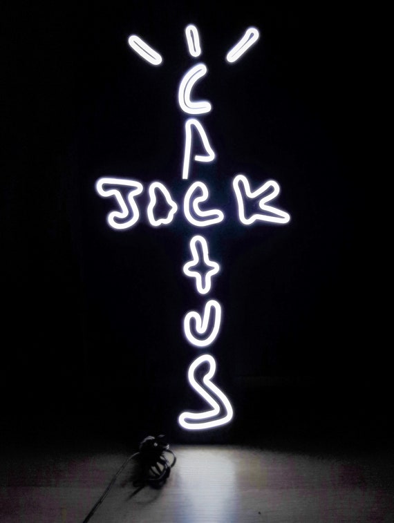 Travis Scott Cactus Jack Wall Decor Neon Sign LED Lifgt Lamp | Etsy