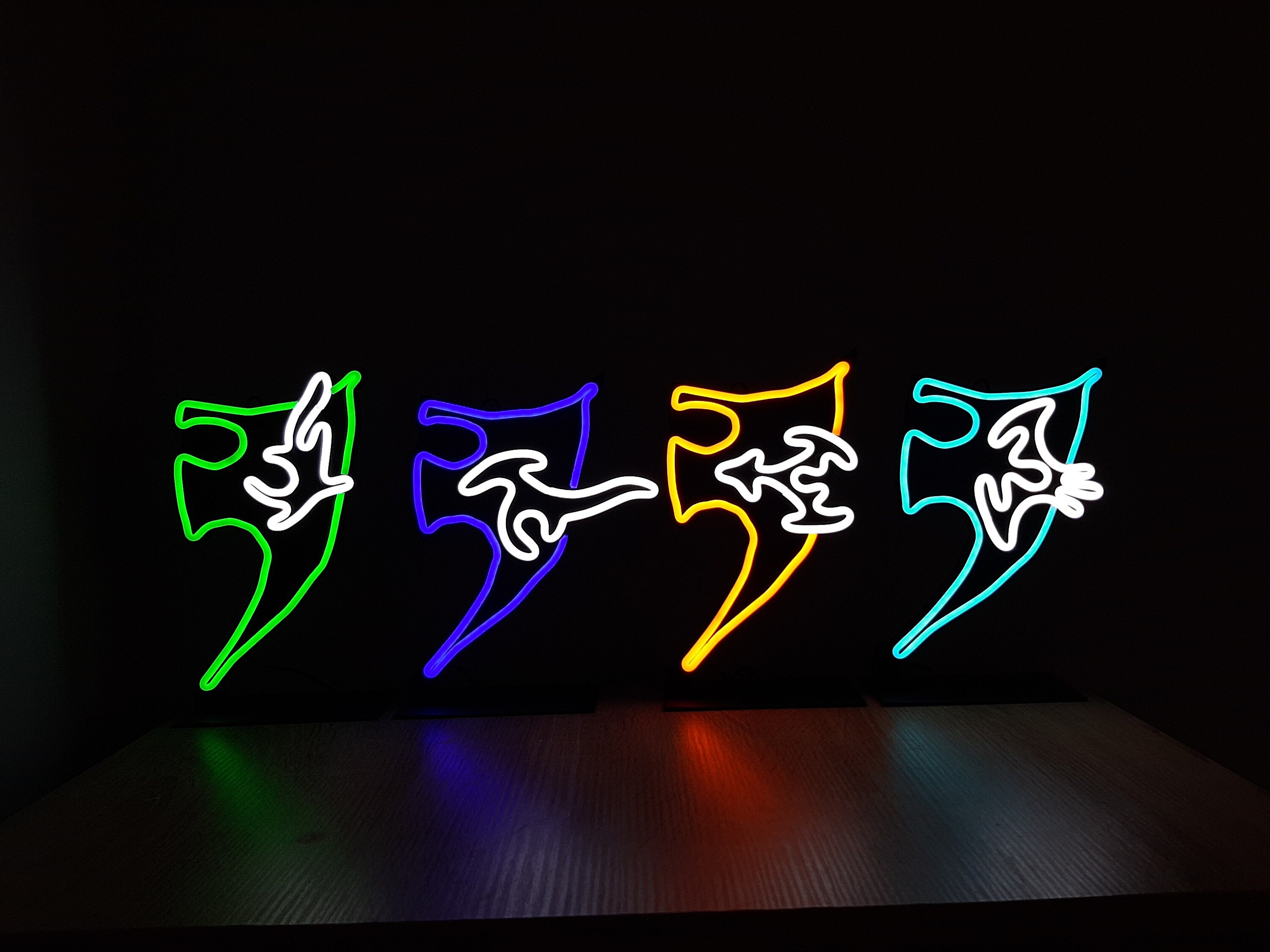 Neon LED Spirit shield set Elysian Arcane Spectral Divine | Etsy