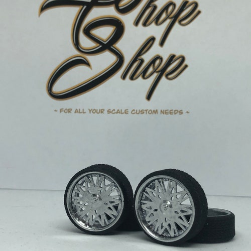 3D Printed Wheels for 1/25 Scale Model Concave Custom Wheels - Etsy