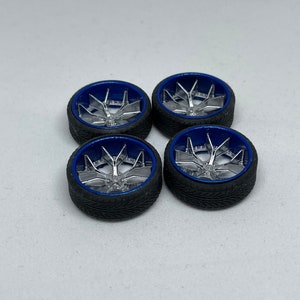 3D Printed Wheels for 1/25 Scale Model Concave Custom Wheels - Etsy