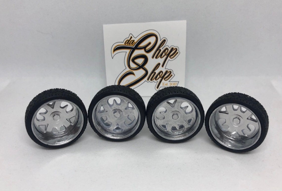 3D Printed Wheels for 1/25 Scale Model Billet Specialties - Etsy