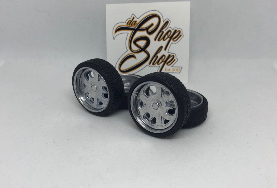 3D printed wheels for 1/25 scale model Billet Specialties | Etsy