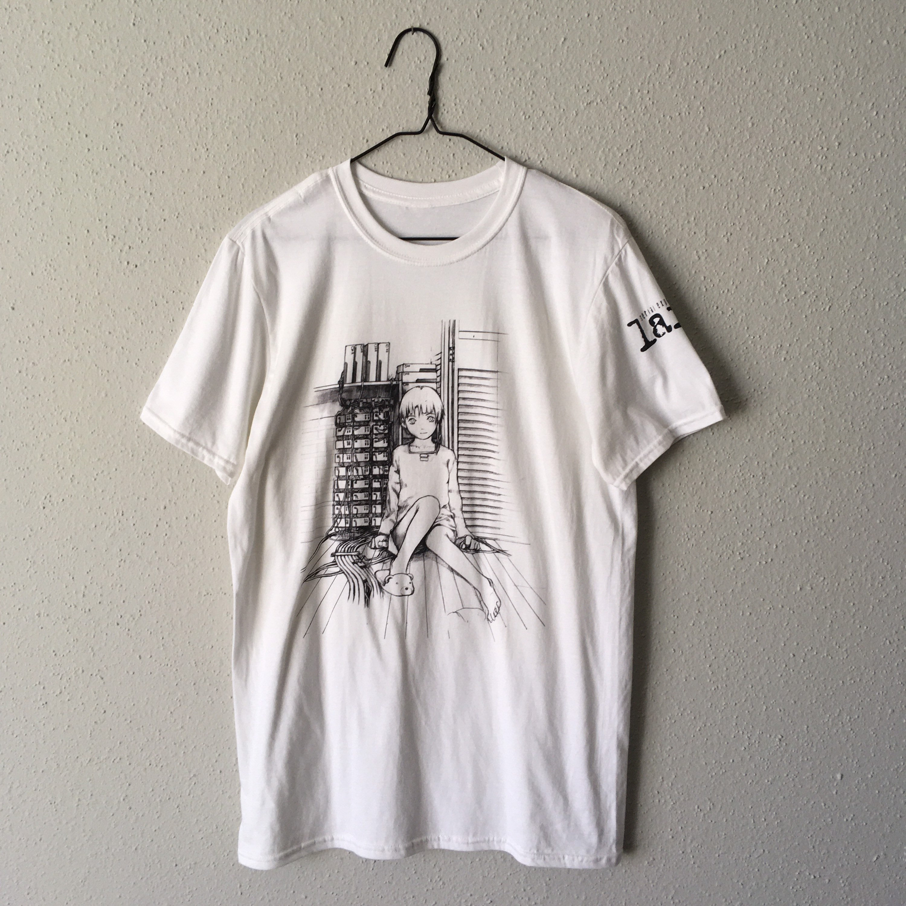 Serial Experiments Lain T-SHIRT V2 sleeve Print Optional | Etsy
