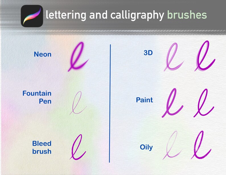 60 Lettering Brushes and Calligraphy Brushes Handwriting - Etsy