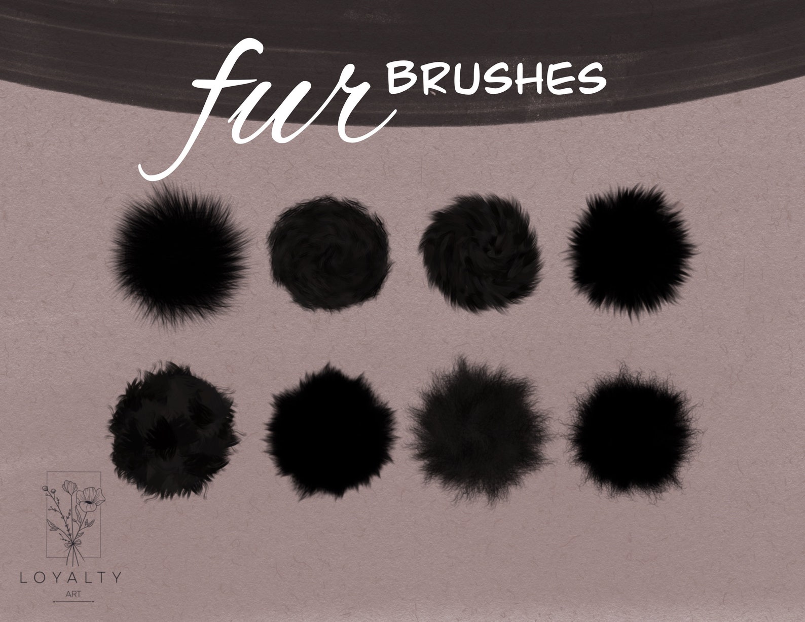 30 Procreate Fur Brushes Animal Hair Brushes for Procreate - Etsy