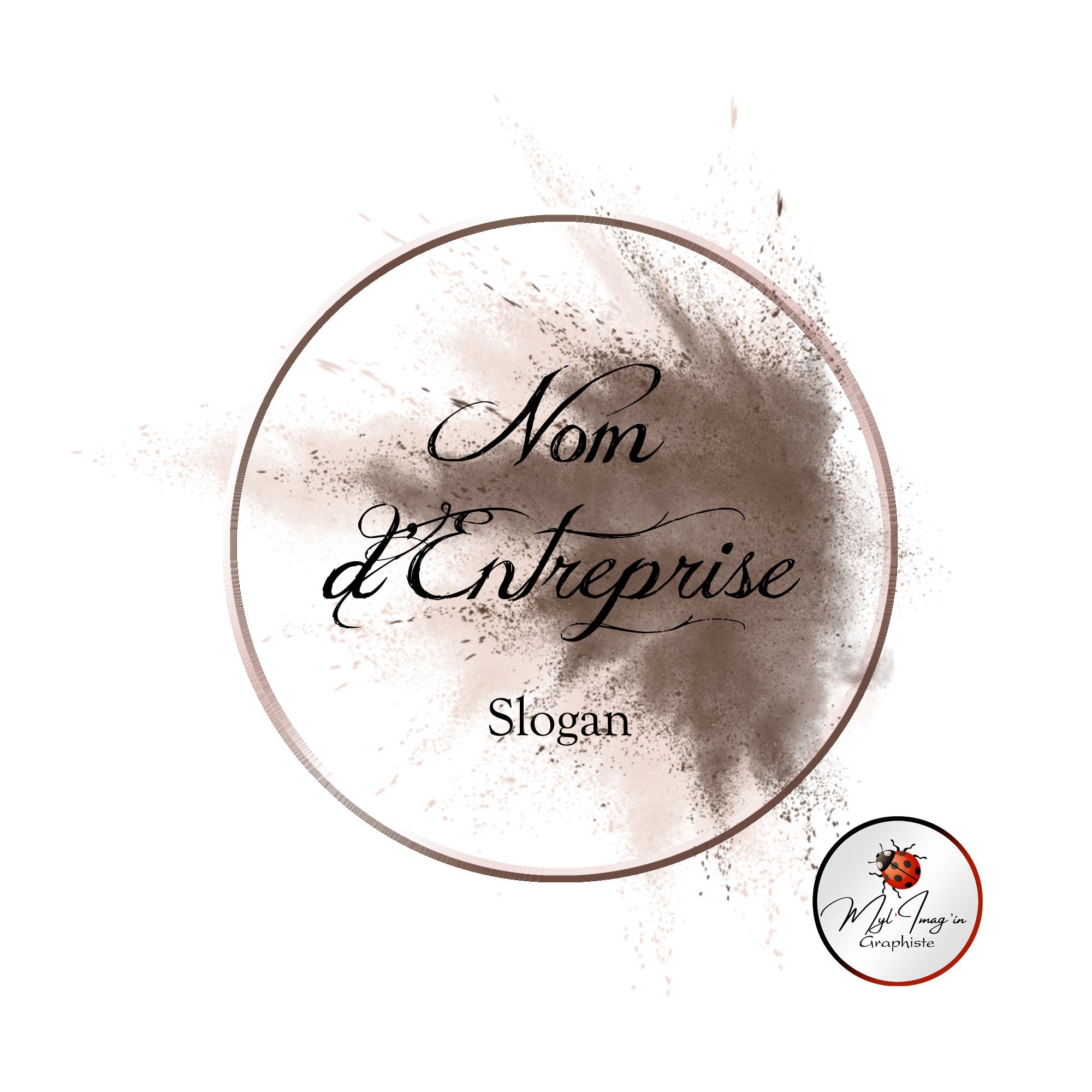 Logo Eclat De Poudre Visual Identity - Etsy Logo Eclat De Poudre Visual Identity - Etsy