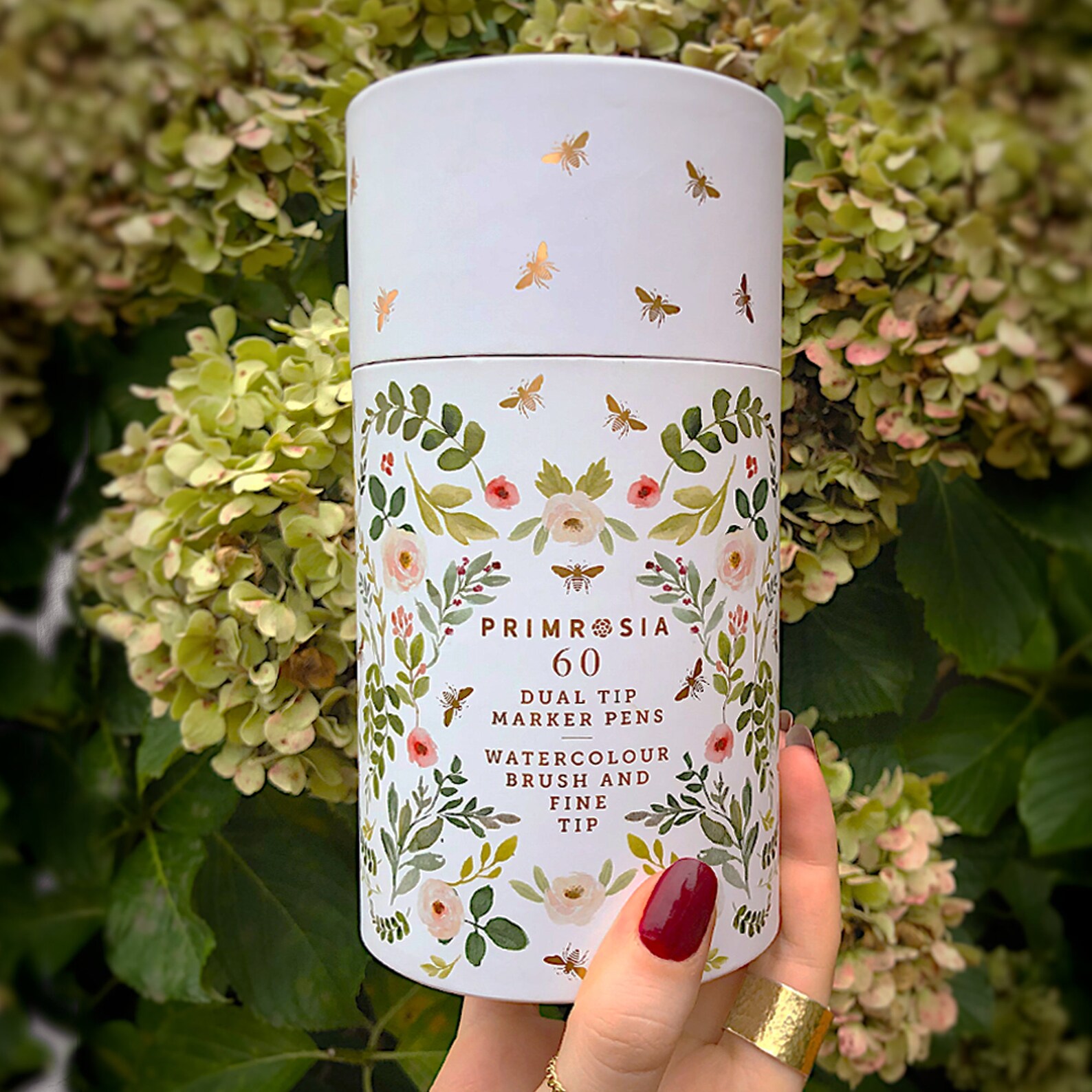 Primrosia 60 Dual Tip Watercolor Markers Fine and Brush Tips - Etsy