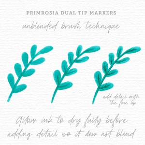 Primrosia 60 Dual Tip Watercolor Markers, Fine and Brush Tips Pens - Etsy
