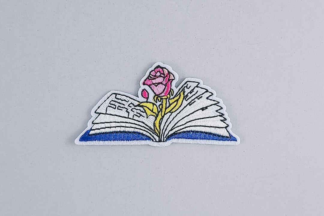 Iron-on Patch | Open Book - Etsy