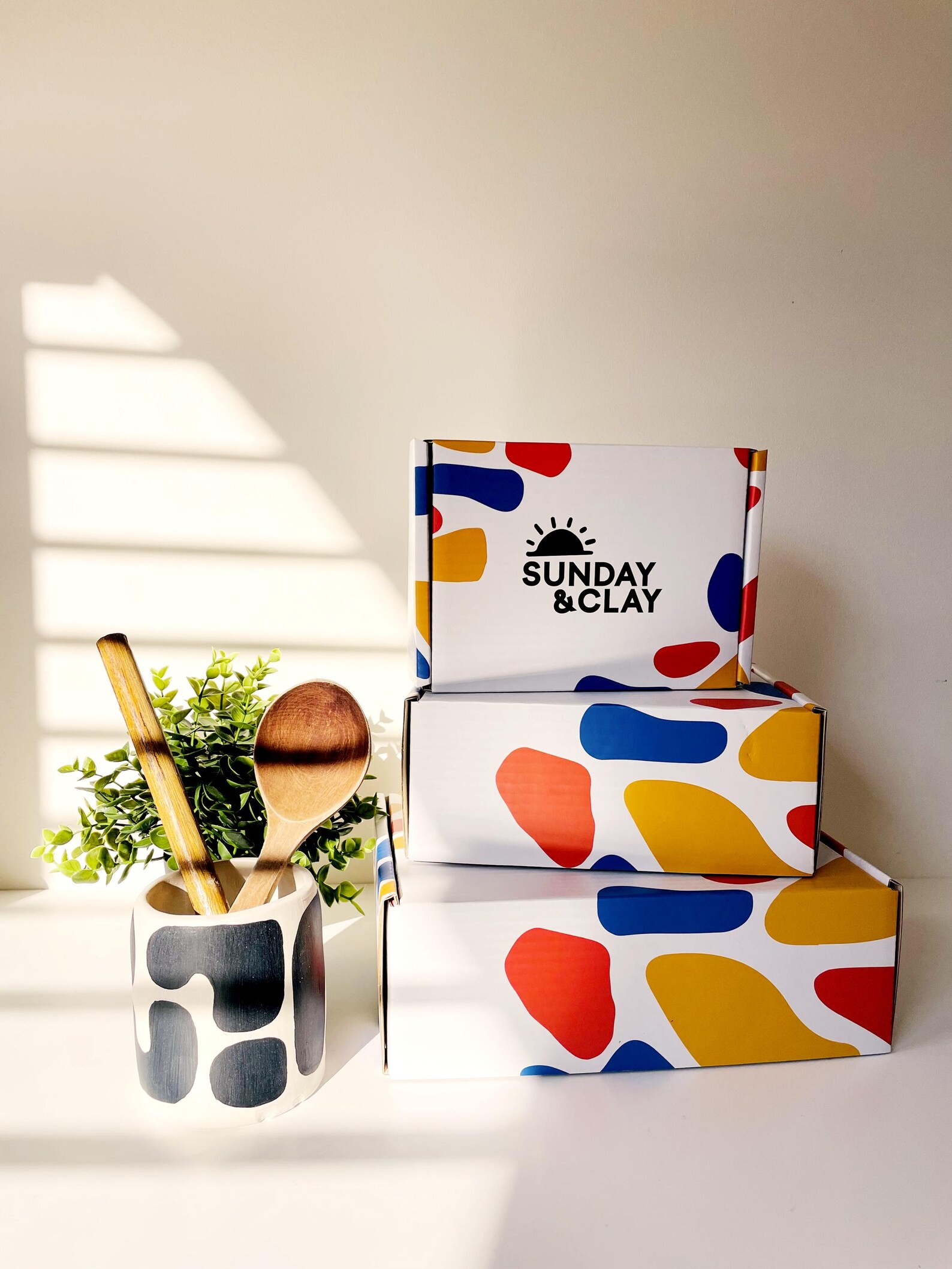 DIY Air Dry Clay Kits | Large Starter Kit | White Terracotta Grey Clay ...