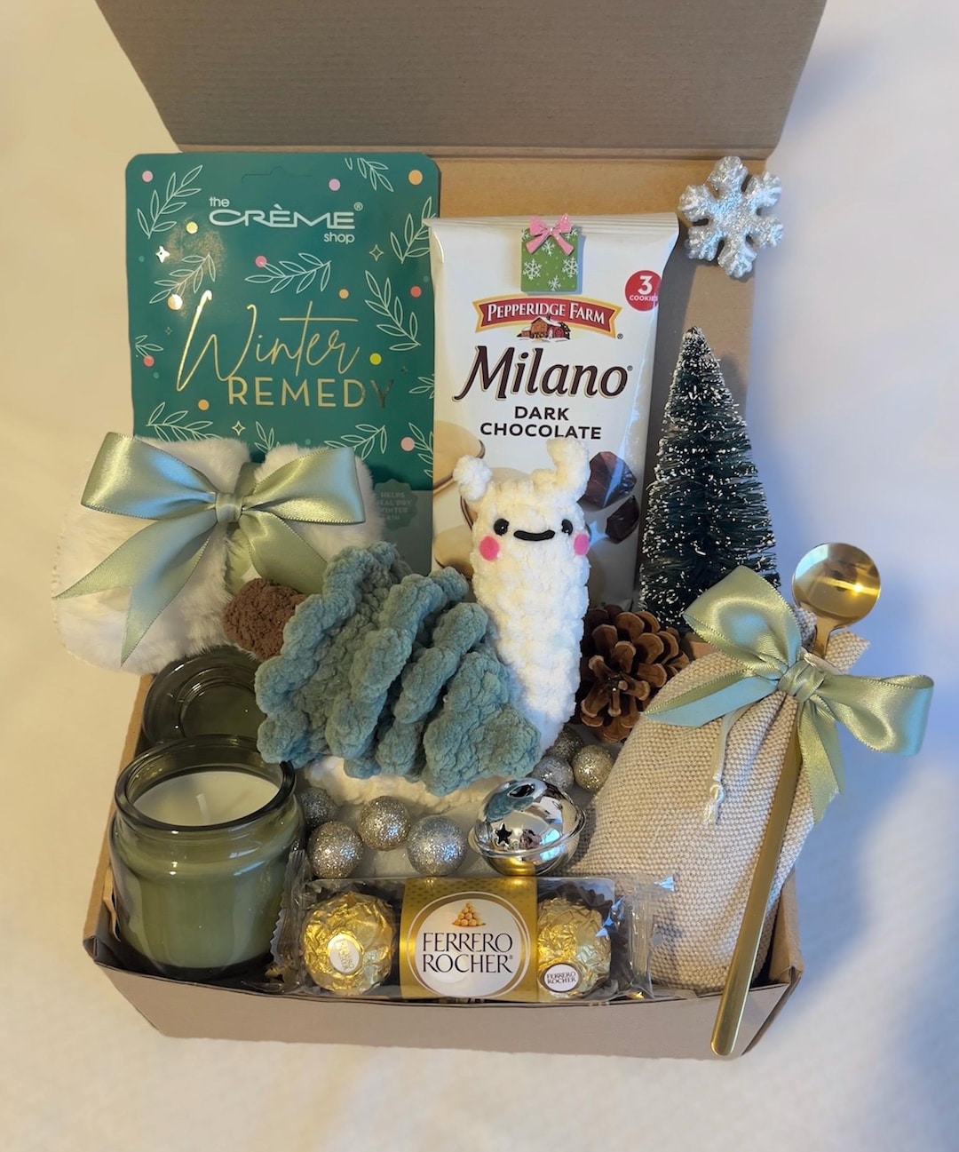 Holiday Gift Box Cozy Winter Spa Gift Christmas Gift Set Luxury Holiday ...