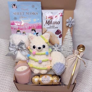 Holiday Gift Box Cozy Winter Spa Gift Christmas Gift Set Luxury Holiday ...