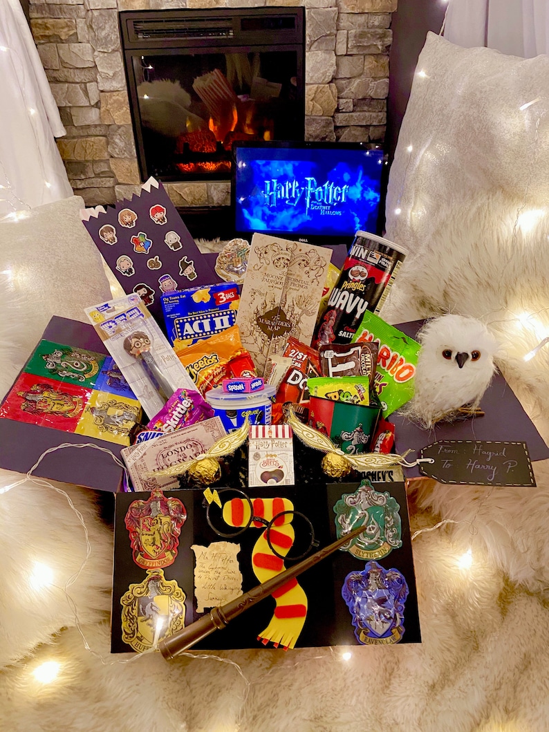 Wizard Movie Night Gift Box, Magic Movie Night Gift Box, Date Night ...