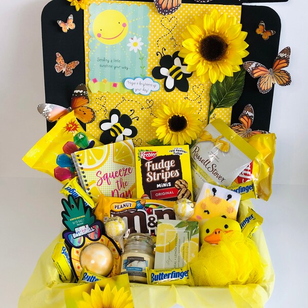 Yellow Care Package - Etsy