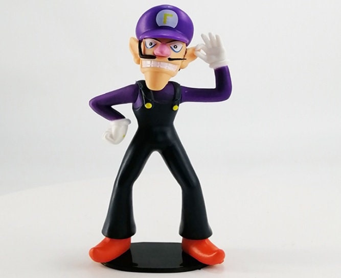 Figure Super Mario Bros Waluigi | Etsy
