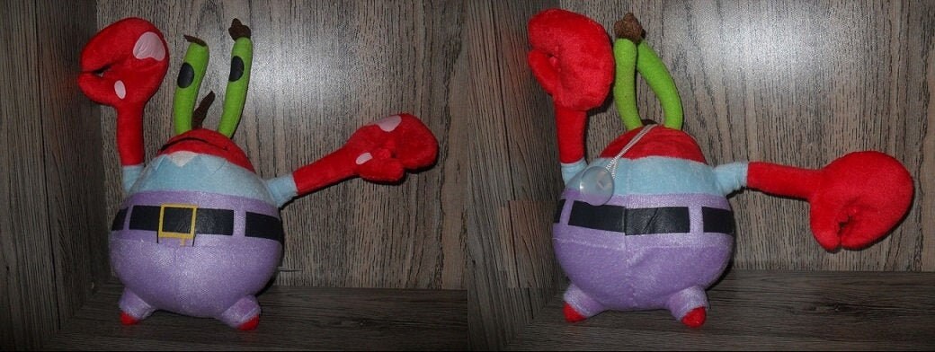 Teddy SpongeBob Sponge Bob Crab | Etsy