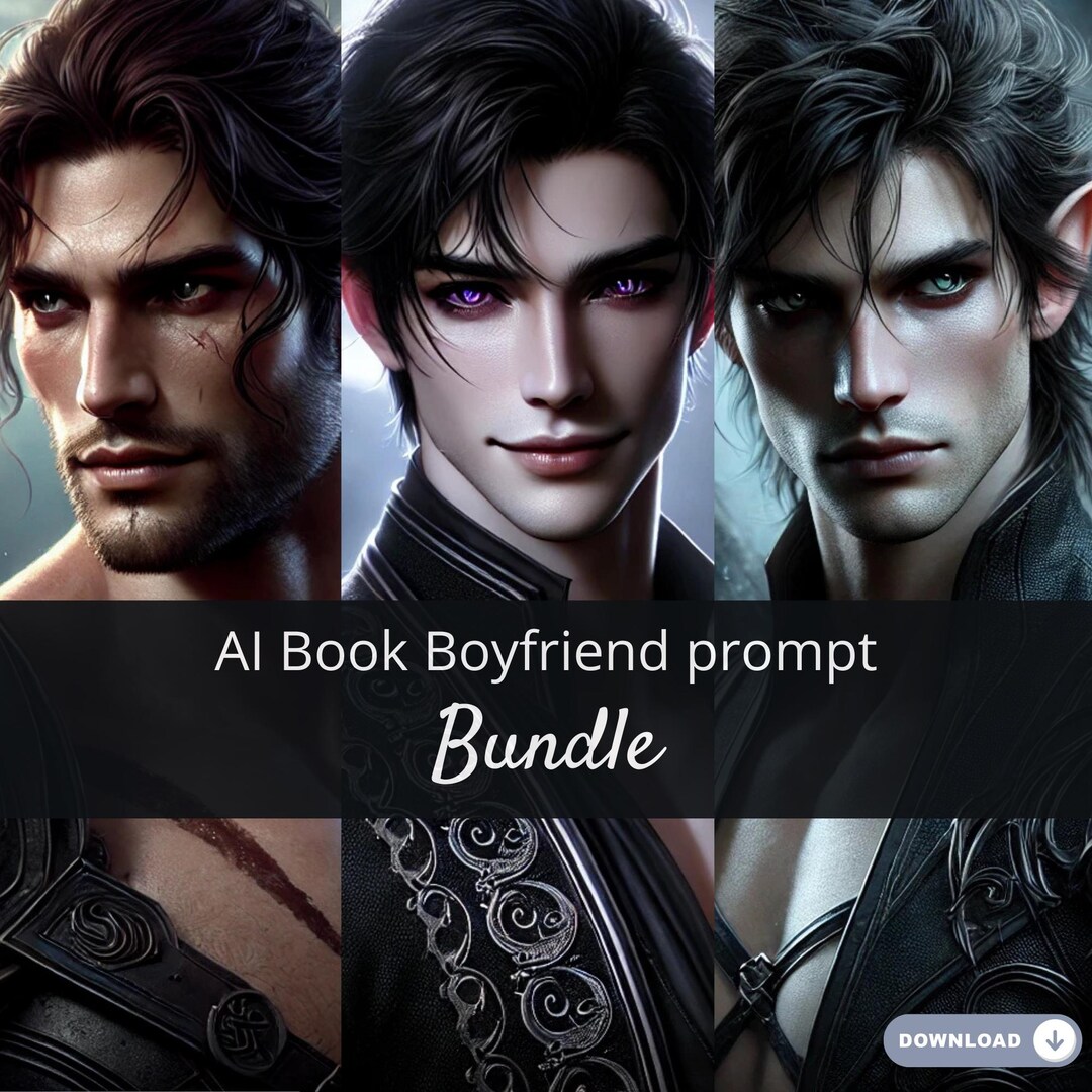 AI Boyfriend Prompt BUNDLE | Dark Fantasy AI Lover Collection | Digital ...