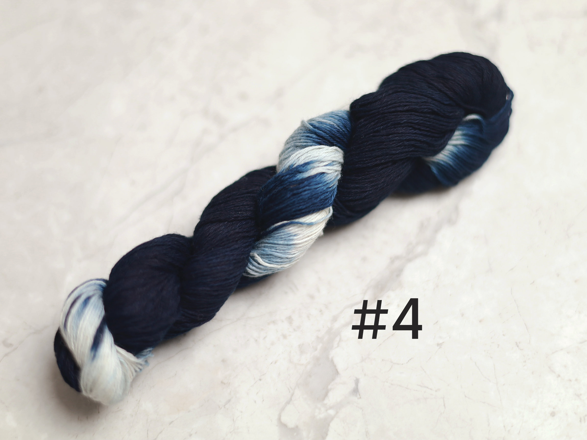 Indigo Natural Plant Dyed Raw Sashiko Thread - Standard Thickness, 100 ...