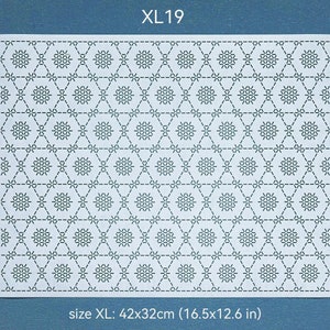Reusable Sashiko Stencil | Japanese Embroidery Quilting Patterns ...