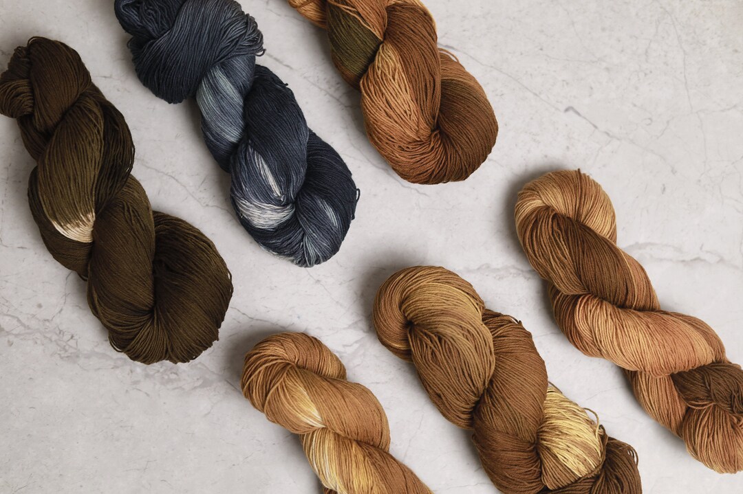 Plant Dyed Sashiko Thread | Embroidery Floss - Variegated Hand-dyed ...