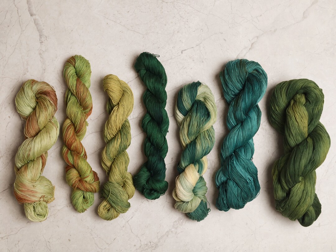 Natural Plant Dyed Sashiko Thread | Embroidery Floss - Variegated Hand ...