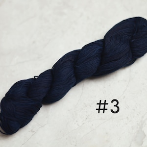 Indigo Natural Plant Dyed Raw Sashiko Thread - Standard Thickness, 100 ...