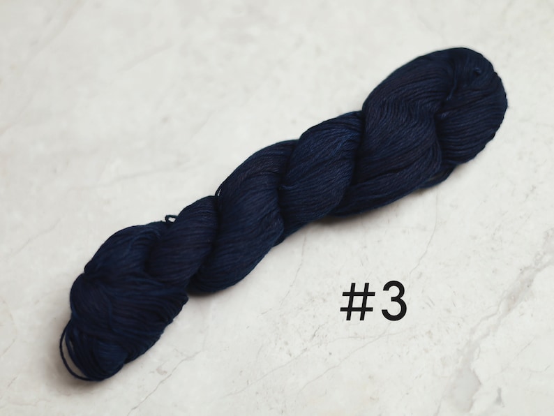 Indigo Natural Plant Dyed Raw Sashiko Thread - Standard Thickness, 100 ...