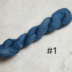Indigo Natural Plant Dyed Raw Sashiko Thread - Standard Thickness, 100 ...